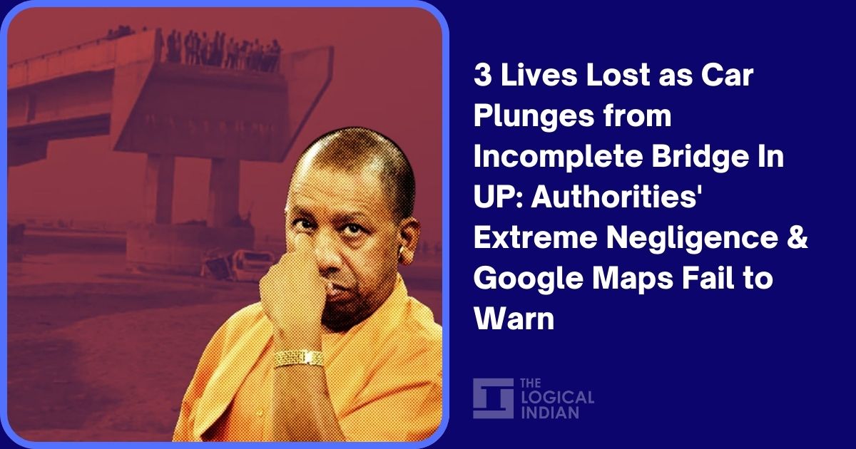 3 Lives Lost as Car Plunges from Incomplete Bridge In UP: Authorities ...