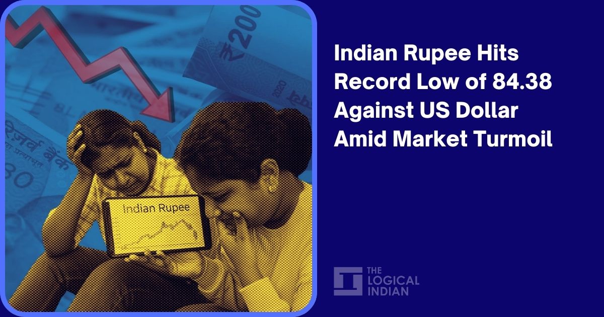 Indian Rupee Hits Record Low of 84.38 Against US Dollar Amid Market ...