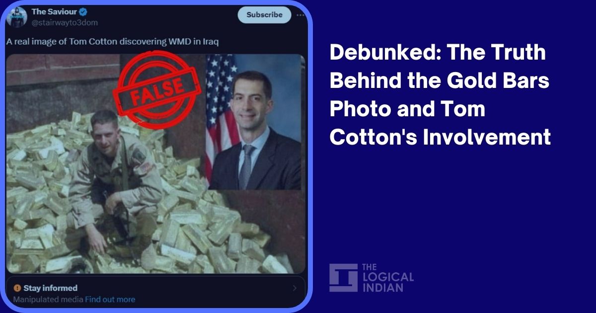 Debunked: The Truth Behind the Gold Bars Photo and Tom Cotton's ...