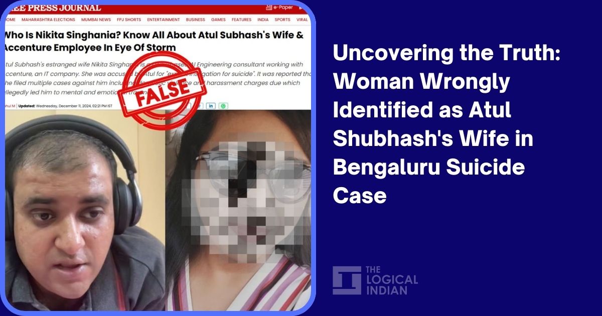 Uncovering the Truth: Woman Wrongly Identified as Atul Shubhash's Wife ...