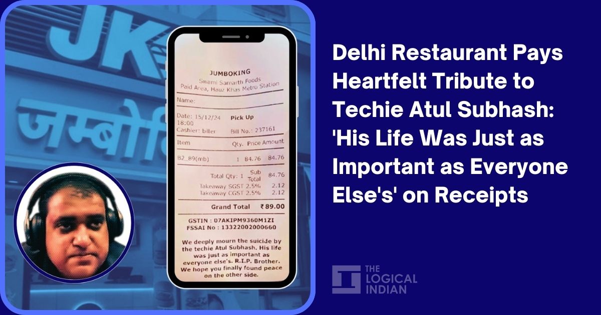 Delhi Restaurant Pays Heartfelt Tribute to Techie Atul Subhash: 'His ...
