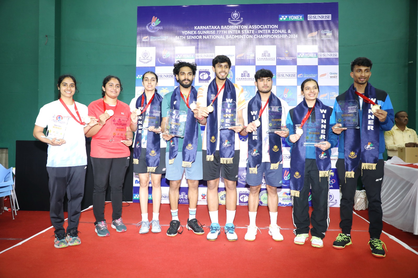 M Raghu and Devika Sihag Clinch Men's and Women's Singles Titles at ...