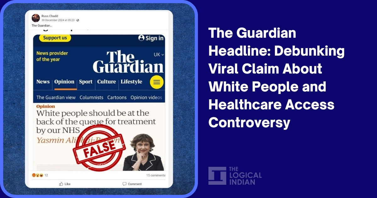 The Guardian Headline: Debunking Viral Claim About White People and ...