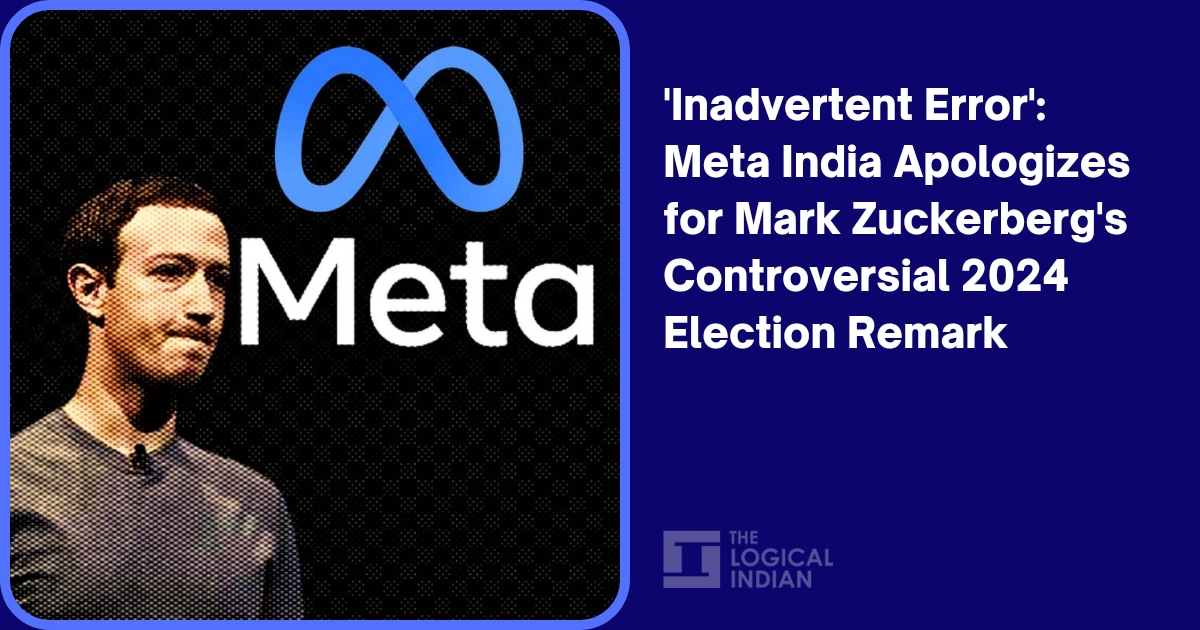 'Inadvertent Error': Meta India Apologizes for Mark Zuckerberg's ...