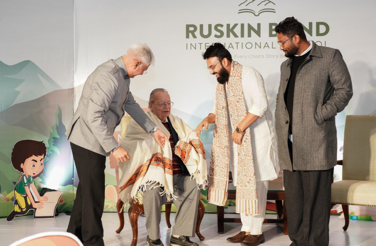 Ruskin Bond International School Franchise Model Launched in Mussoorie ...