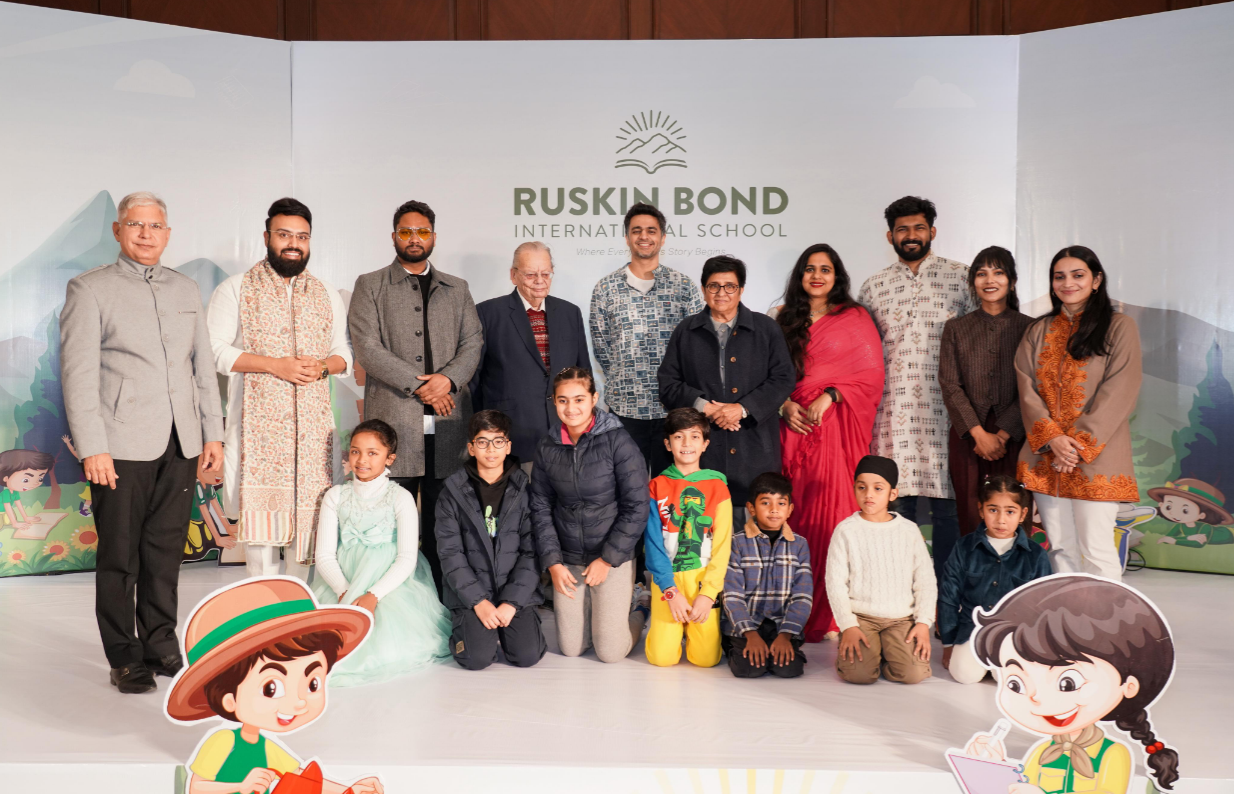 Ruskin Bond International School Franchise Model Launched in Mussoorie ...