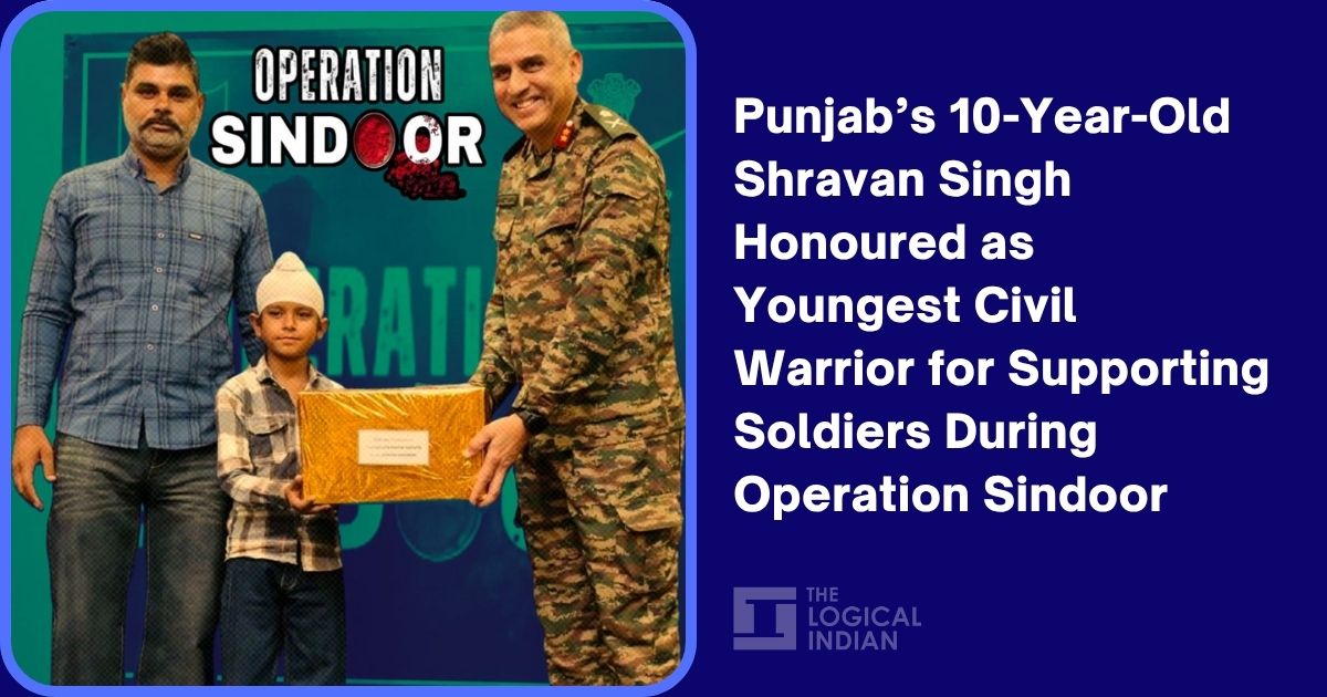 Punjab’s 10-Year-Old Shravan Singh Honoured as Youngest Civil Warrior for Supporting Soldiers ...