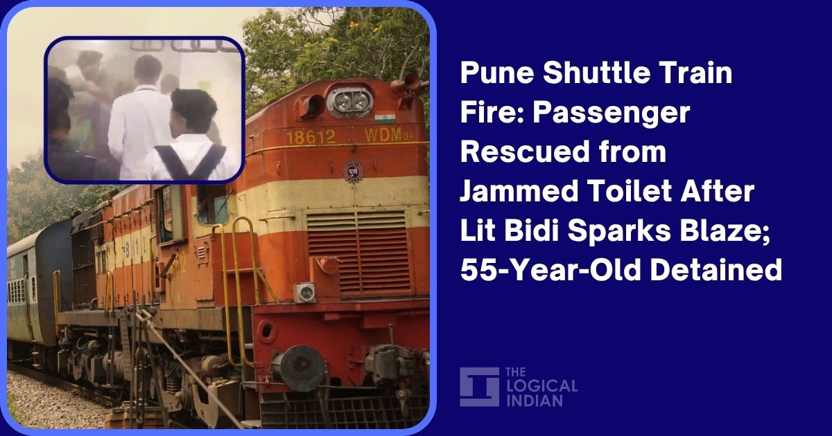 Pune Shuttle Train Fire: Passenger Rescued from Jammed Toilet After Lit ...