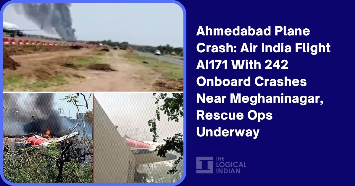 Ahmedabad Plane Crash: Air India Flight AI171 With 242 Onboard Crashes ...