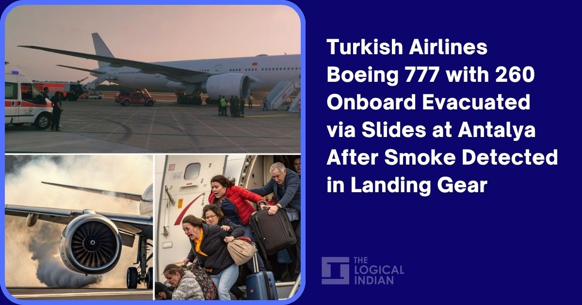 Turkish Airlines Boeing 777 with 260 Onboard Evacuated via Slides at ...
