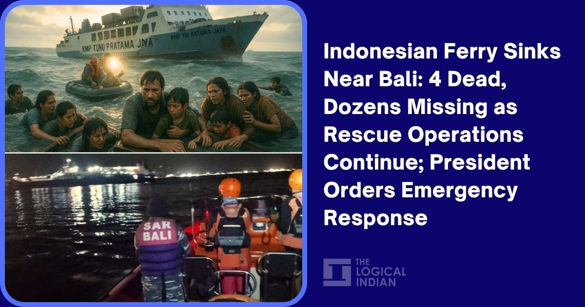 Indonesian Ferry Sinks Near Bali: 4 Dead, Dozens Missing as Rescue ...
