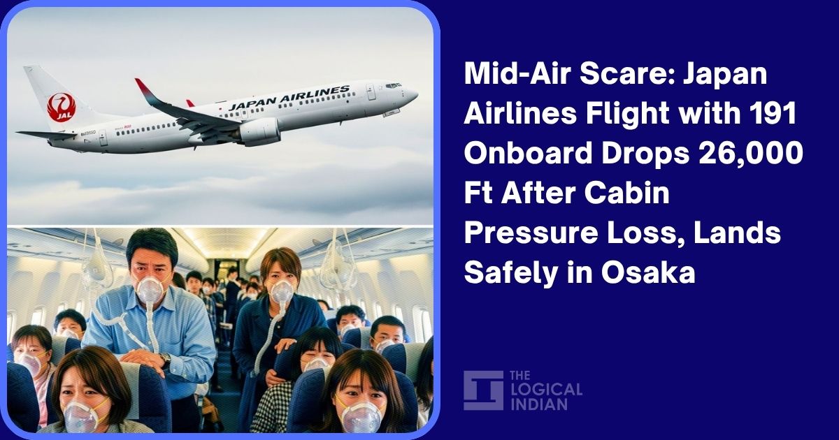Mid-Air Scare: Japan Airlines Flight with 191 Onboard Drops 26,000 Ft ...