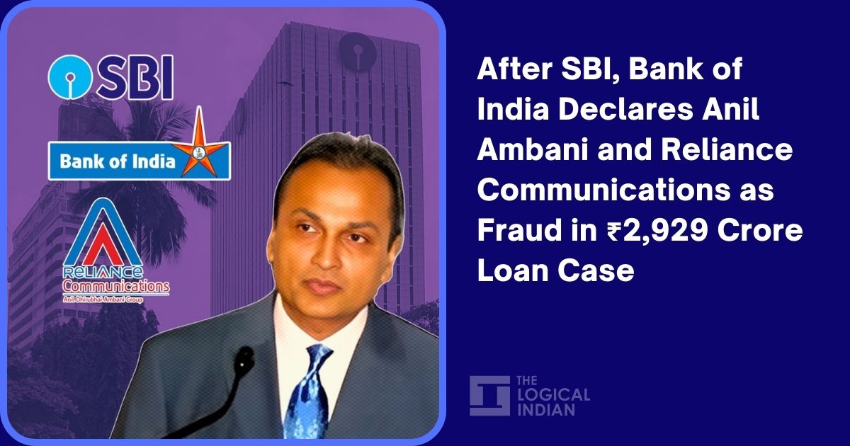 After SBI, Bank of India Declares Anil Ambani and Reliance ...