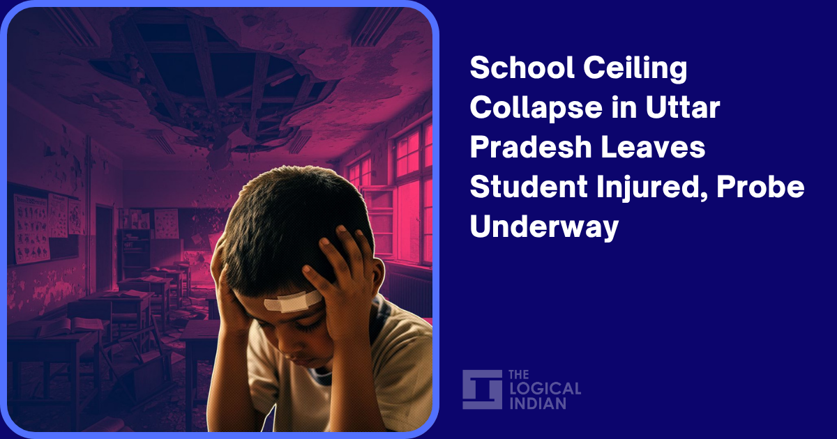 School Ceiling Collapse in Uttar Pradesh Leaves Student Injured, Probe ...
