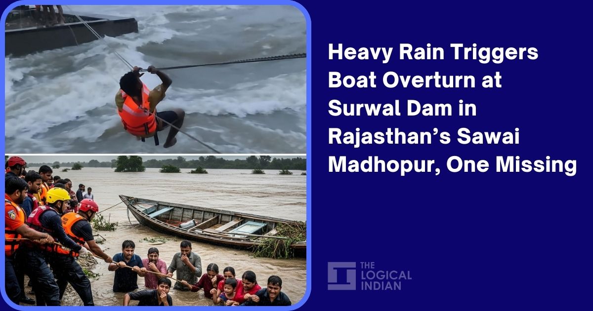 Heavy Rain Triggers Boat Overturn at Surwal Dam in Rajasthan’s Sawai ...