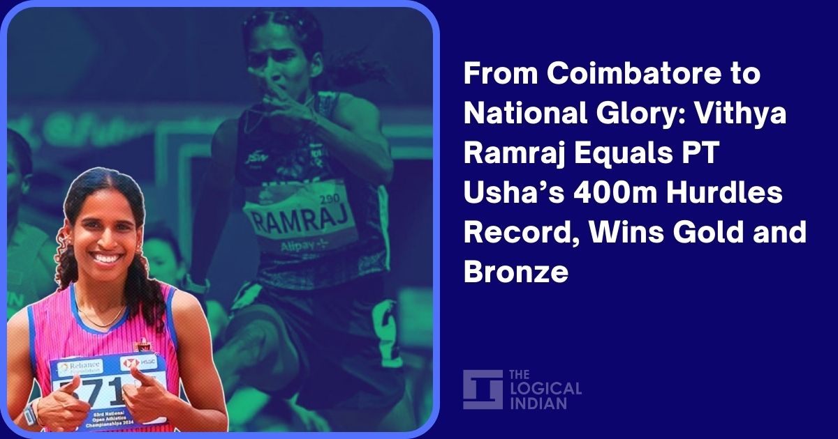 From Coimbatore to National Glory: Vithya Ramraj Equals PT Usha’s 400m Hurdles Record, Wins Gold ...