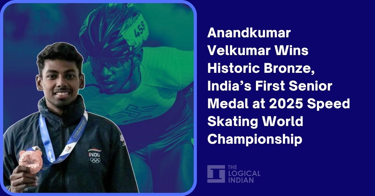 Anandkumar Velkumar Wins Historic Bronze, India’s First Senior Medal at 2025 Speed Skating World ...
