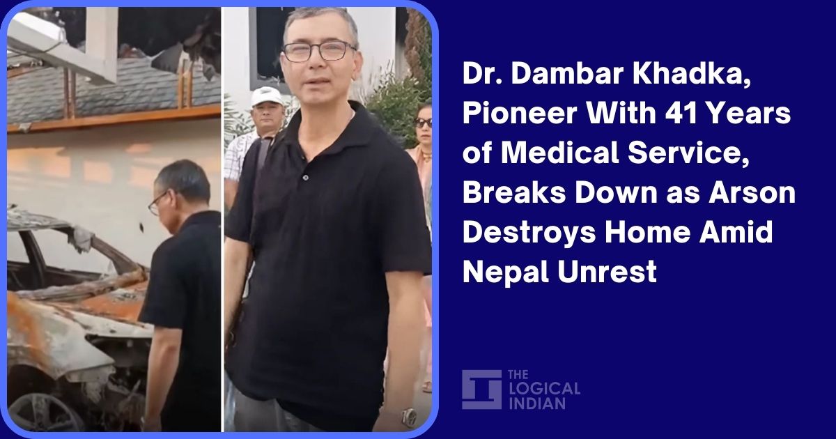 Dr. Dambar Khadka, Pioneer With 41 Years of Medical Service, Breaks Down as Arson Destroys Home ...