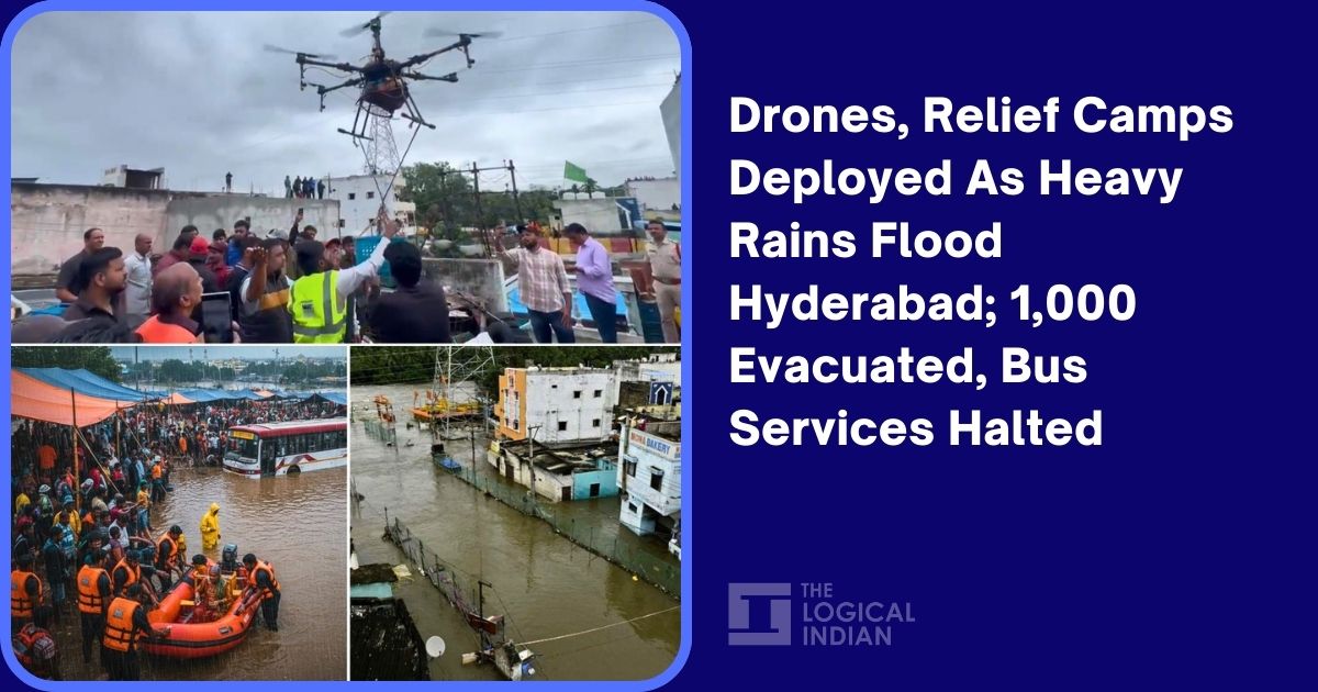Drones, Relief Camps Deployed As Heavy Rains Flood Hyderabad; 1,000 ...