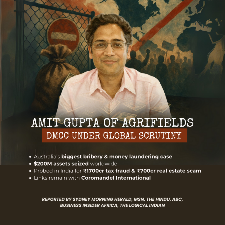 Agrifields DMCC Partners Under Scrutiny by AFP - The Logical Indian