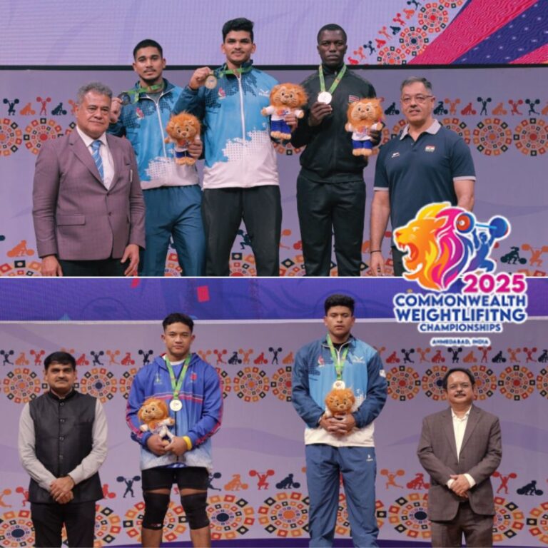 India Finishes on Top with 40 Medals at 25th Commonwealth Weightlifting ...