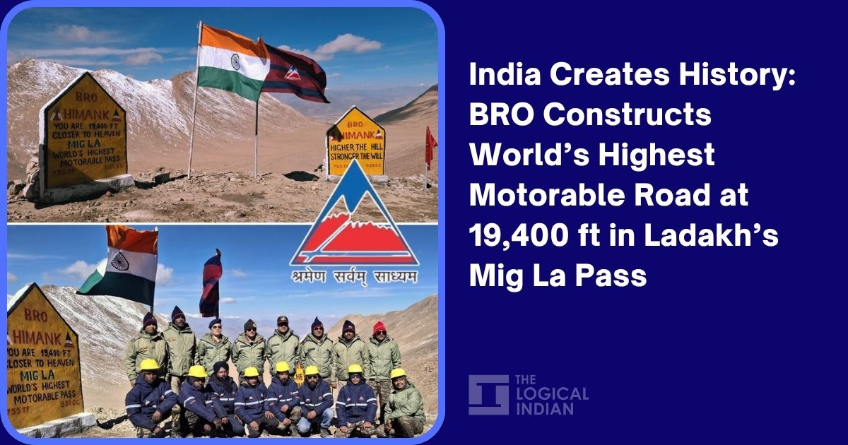 India Creates History: BRO Constructs World’s Highest Motorable Road at ...