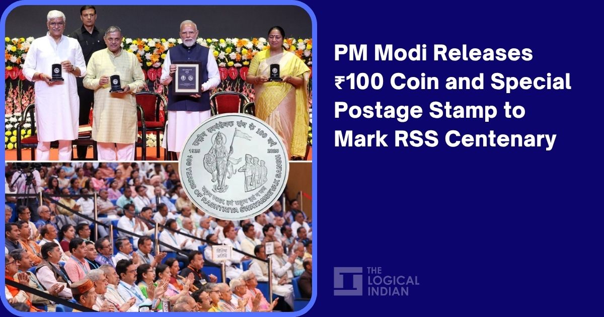 PM Modi Releases ₹100 Coin and Special Postage Stamp to Mark RSS ...