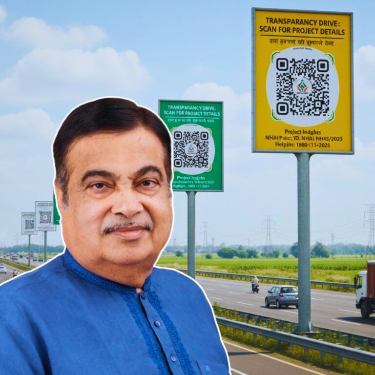 Now, Scan to Know: Nitin Gadkari Launches QR Code System on National ...