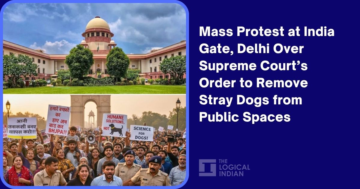 Mass Protest at India Gate, Delhi Over Supreme Court’s Order to Remove ...