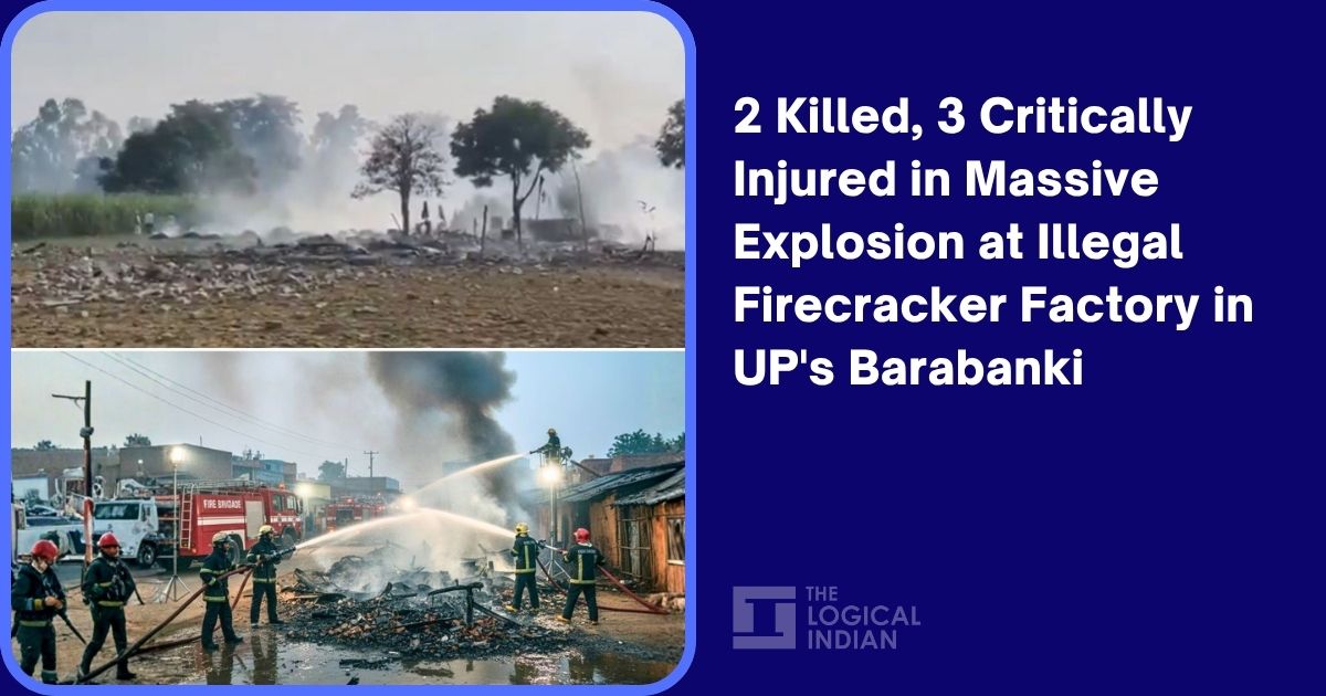 2 Killed, 3 Critically Injured in Massive Explosion at Illegal Firecracker Factory in UP's ...