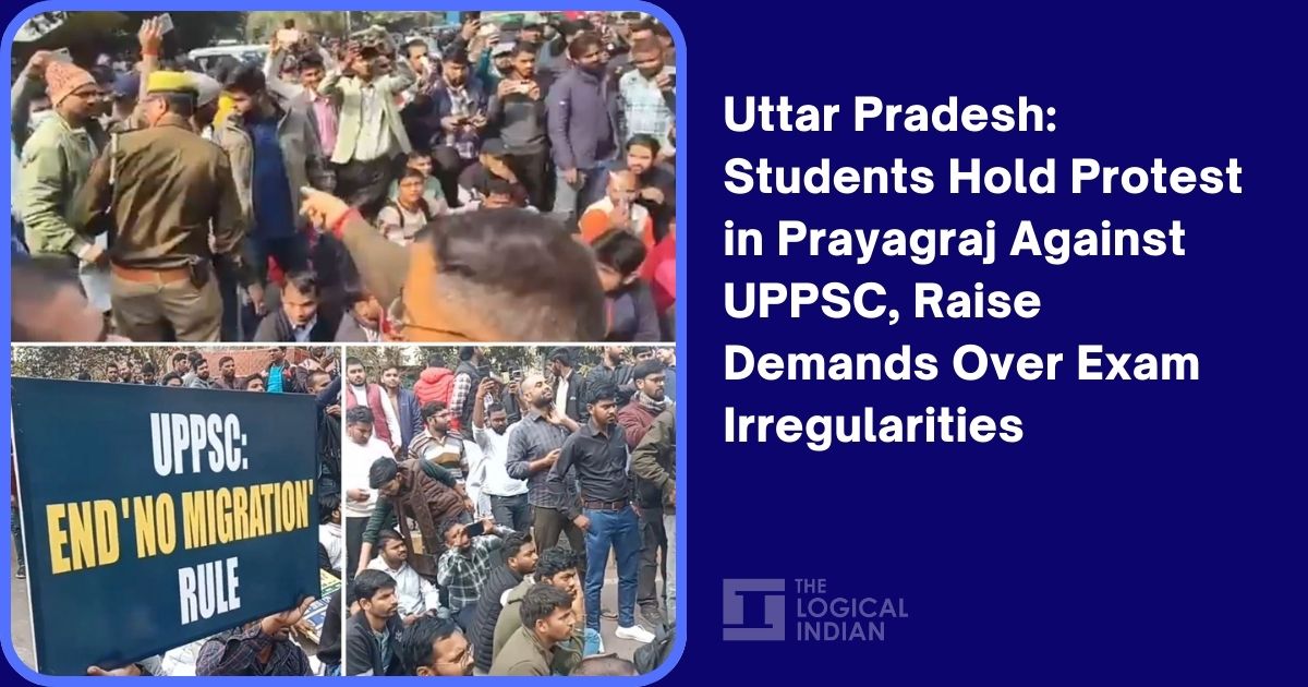 Uttar Pradesh: Students Hold Protest in Prayagraj Against UPPSC, Raise ...