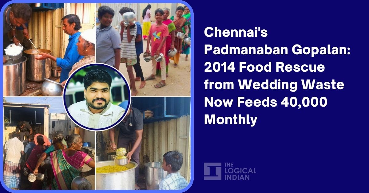 Chennai's Padmanaban Gopalan: 2014 Food Rescue from Wedding Waste Now ...