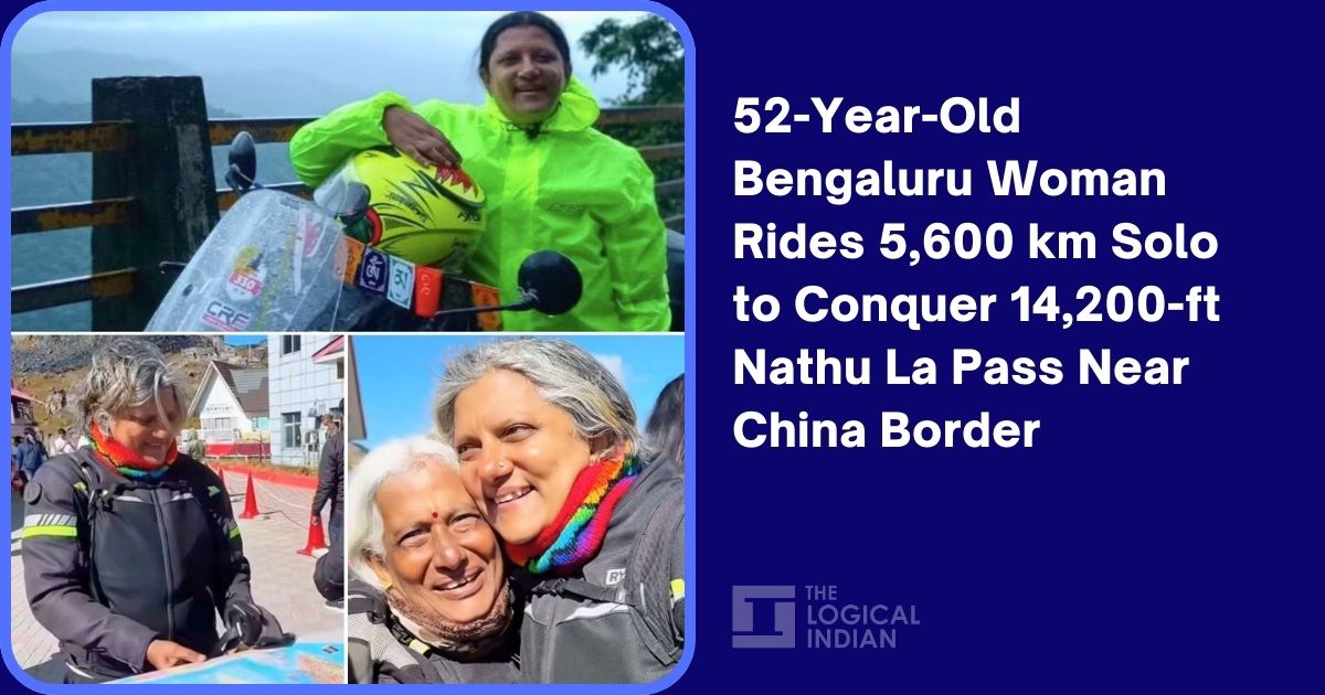 52-Year-Old Bengaluru Woman Rides 5,600 km Solo to Conquer 14,200-ft ...