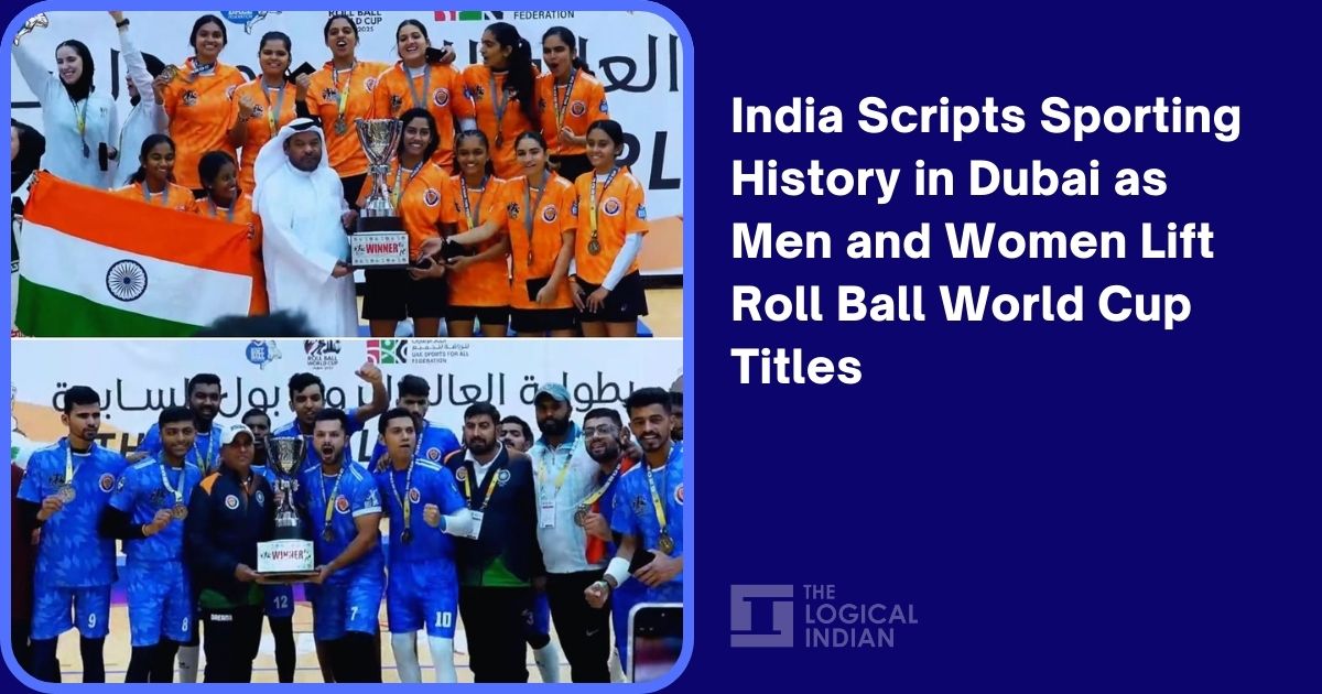 India Scripts Sporting History in Dubai as Men and Women Lift Roll Ball ...
