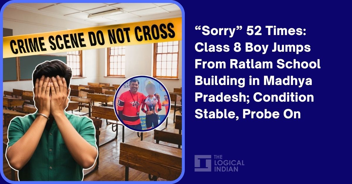 “Sorry” 52 Times: Class 8 Boy Jumps From Ratlam School Building in ...