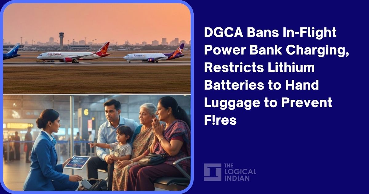 DGCA Bans In-Flight Power Bank Charging, Restricts Lithium Batteries to ...