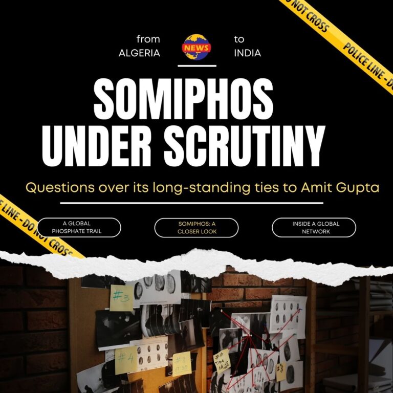 Somiphos Under Scrutiny For Relationship With Crime Kingpin Amit Gupta ...