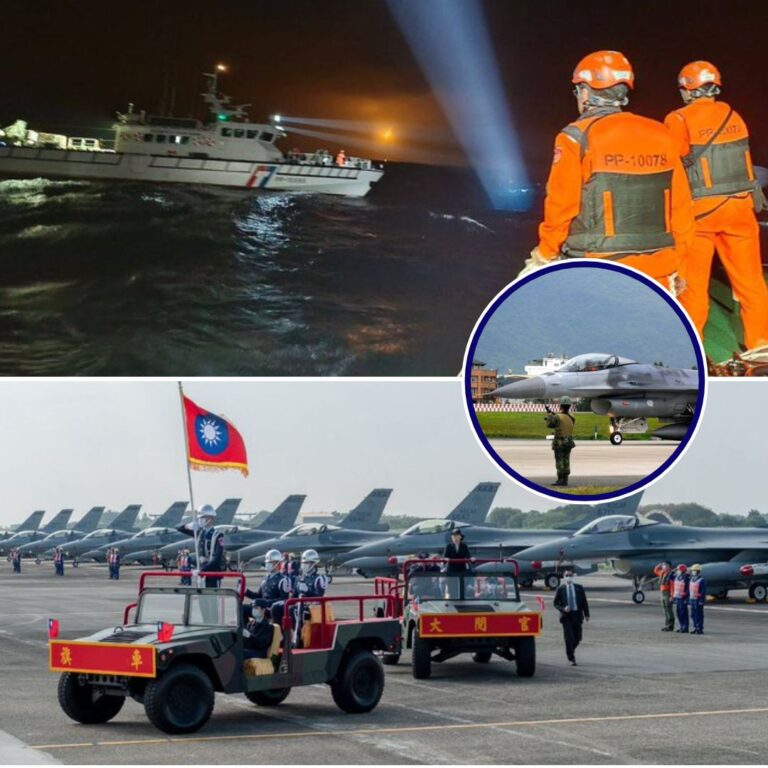Taiwan Launches Massive Sea Search After F-16V Fighter Crash Leaves ...