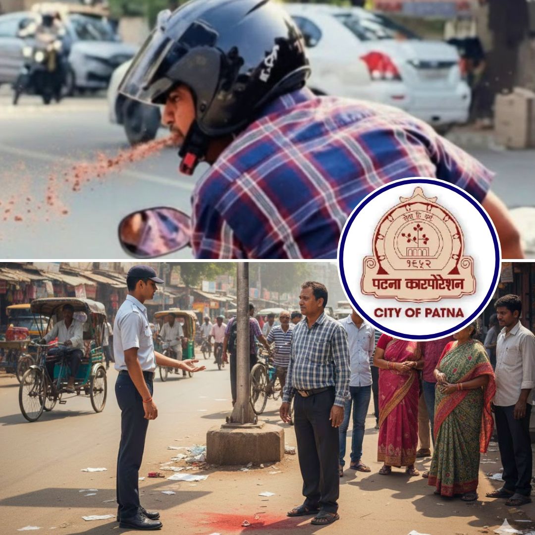 Patna Cracks Down on Public Spitting: Rs 500 Fine, CCTV Surveillance ...
