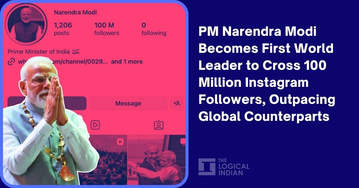 PM Narendra Modi Becomes First World Leader to Cross 100 Million ...