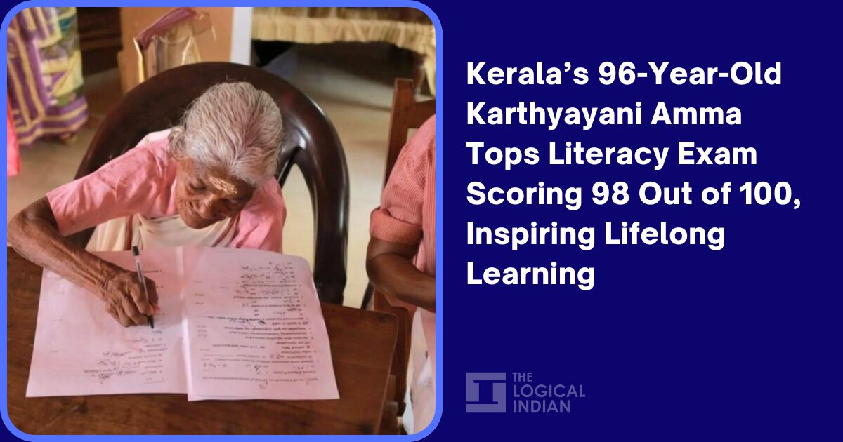 Kerala’s 96-Year-Old Karthyayani Amma Tops Literacy Exam Scoring 98 Out ...