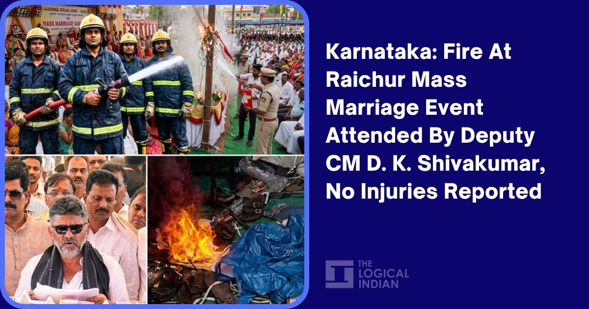 Karnataka: Fire At Raichur Mass Marriage Event Attended By Deputy CM D ...
