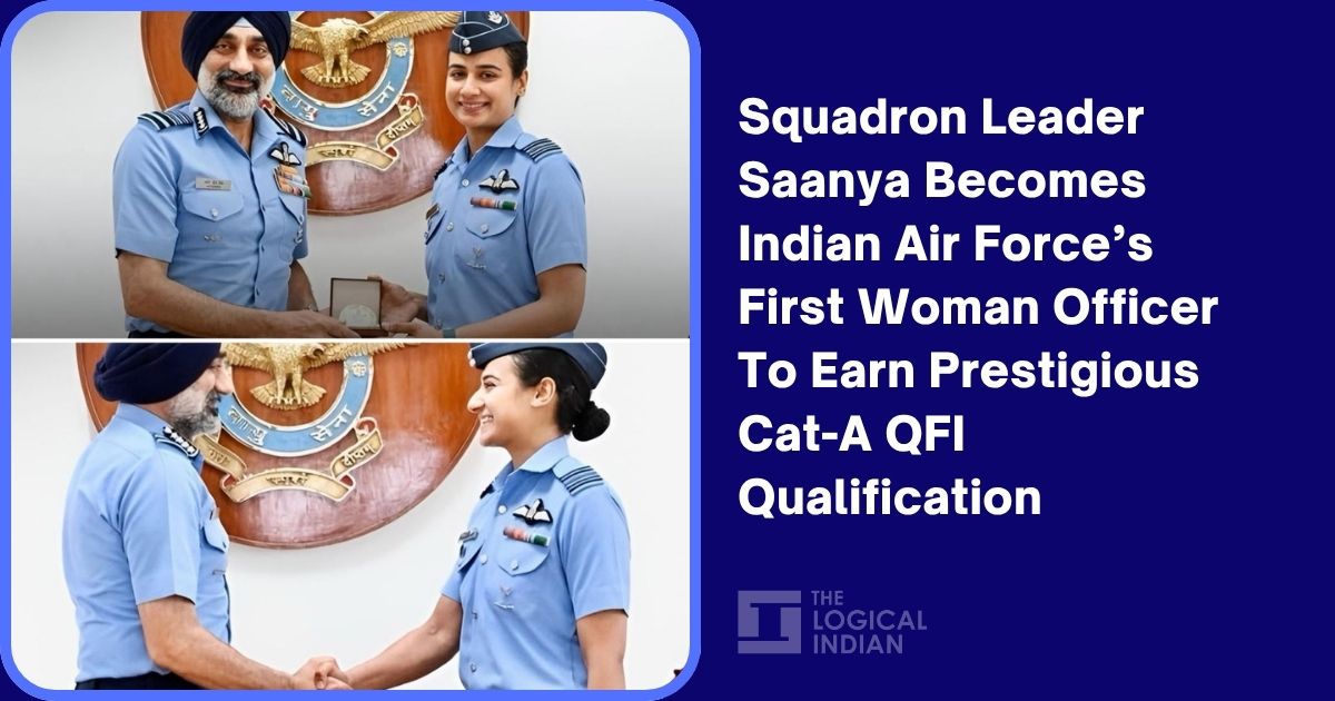 Squadron Leader Saanya Becomes Indian Air Force’s First Woman Officer ...