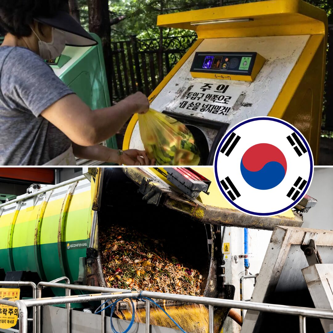 South Korea Smart Bin System Achieves 98% Food Waste Recycling Through ...