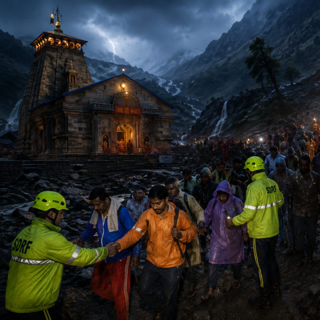 Massive Landslide Leaves Thousands On Kedarnath Route SDRF Rescues Over ...