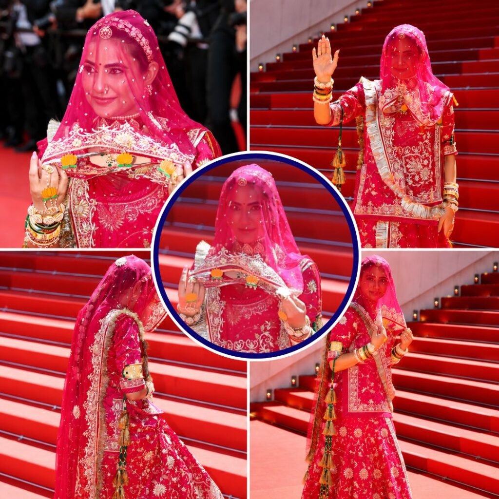 Ruchi Gujjar Uses Cannes Ghunghat Look To Challenge Forced Traditions ...