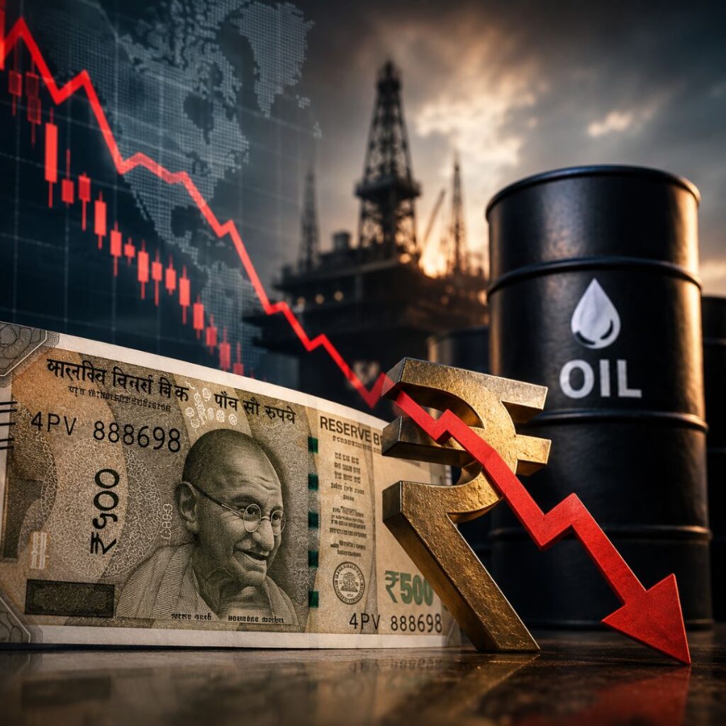 Rupee Slips To 95.43 As Rising Oil Prices And Global Tensions Deepen ...