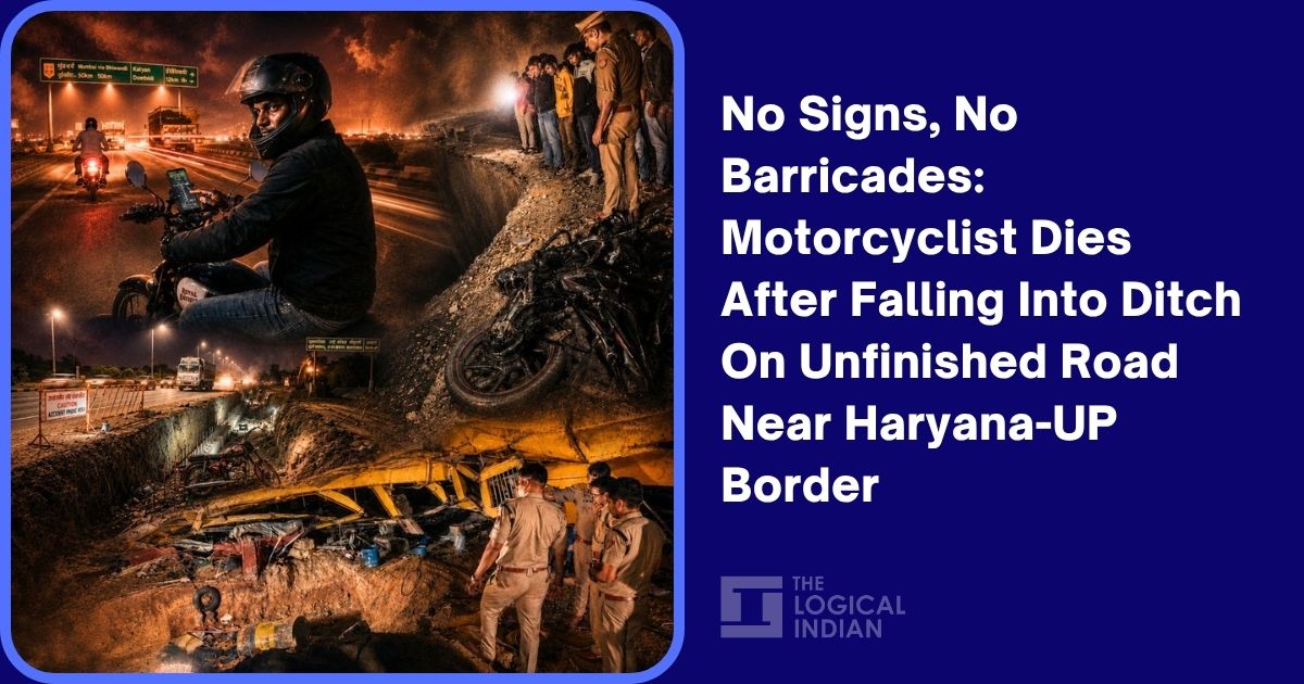 No Signs, No Barricades: Motorcyclist Dies After Falling Into Ditch On ...