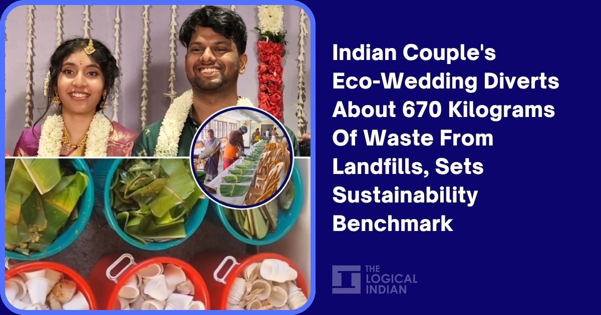 Indian Couple's Eco-Wedding Diverts About 670 Kilograms Of Waste From ...