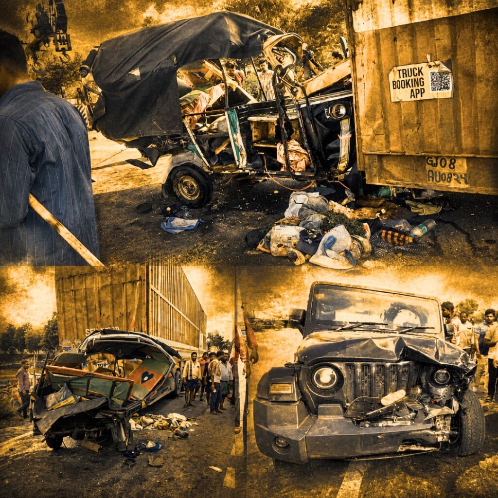 Karnataka : Six Dead As Overspeeding Thar Rams Autorickshaw, Trapping ...